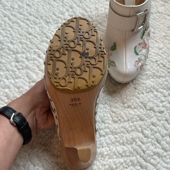 Dior | Shoes | Dior By John Galliano Rare Embroidered Clogs | Poshmark